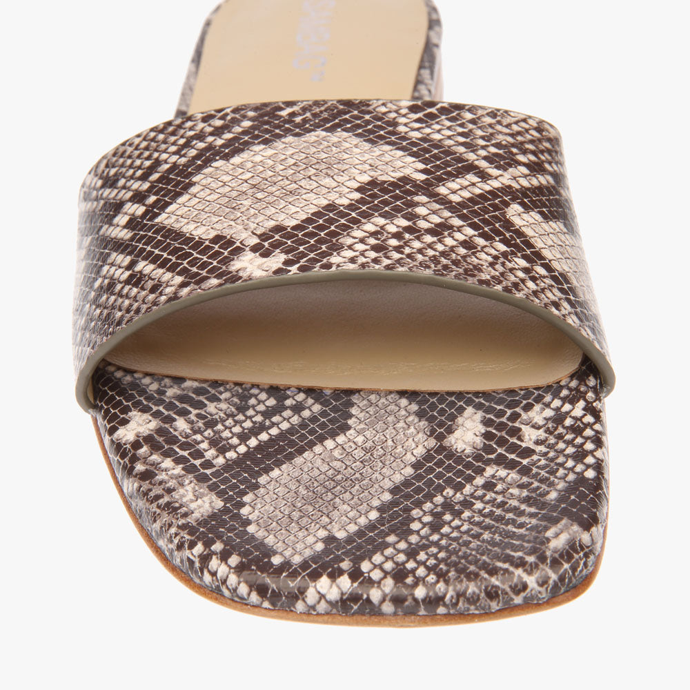 Chloe Python Leather embossed Slide – SAMBAG
